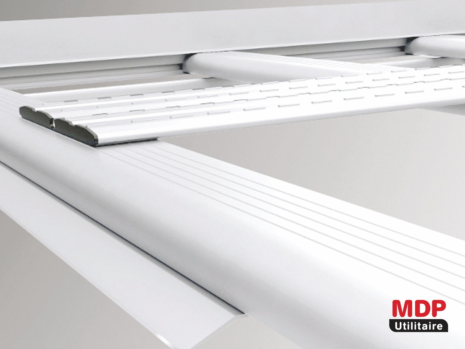 MDP Utilitaire - Galerie Alu + Echelle Alu 310 x 165 cm - L2H1, ref ...